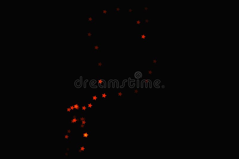 Light Orange Star Light Effect Isolated Overlay Glitter Texture on ...