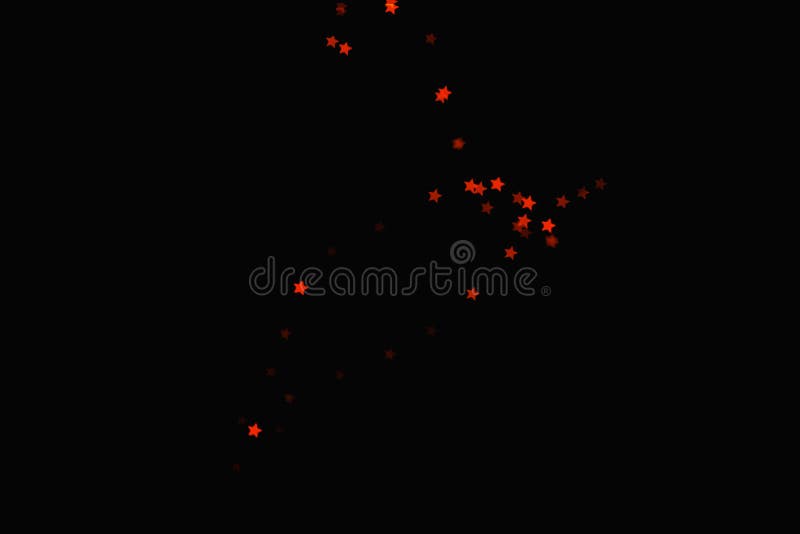 Light Orange Star Light Effect Isolated Overlay Glitter Texture on ...