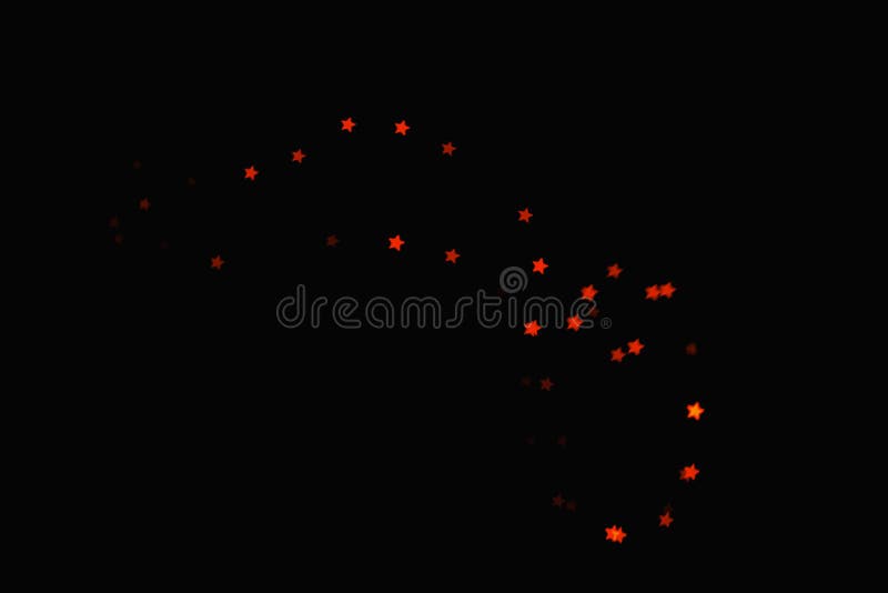 Light Orange Star Light Effect Isolated Overlay Glitter Texture on ...
