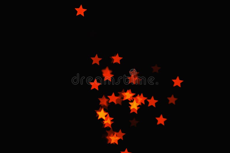 Light Orange Star Light Effect Isolated Overlay Glitter Texture on ...