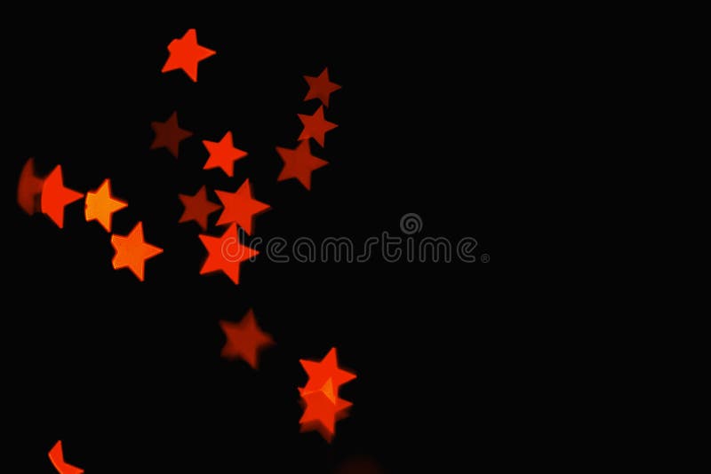 Light Orange Star Light Effect Isolated Overlay Glitter Texture on ...