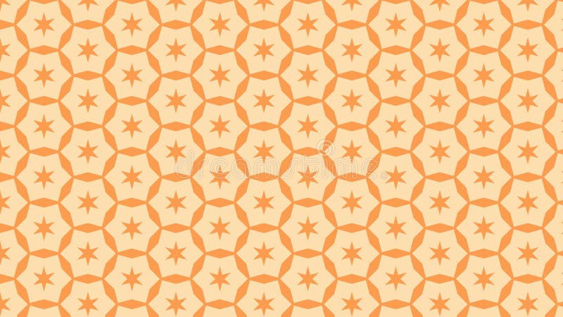 Light Orange Stars Background Pattern Stock Illustration - Illustration ...