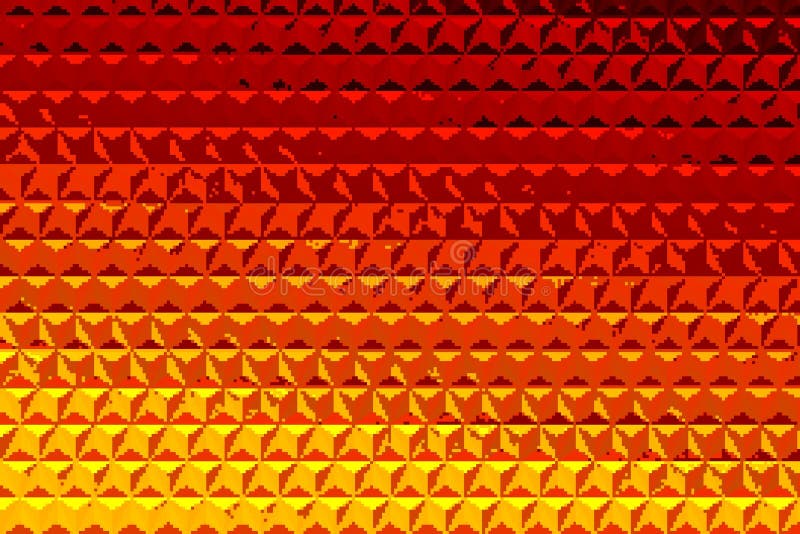 Light Orange Texture with Triangles. Glitter Abstract Illustration with ...