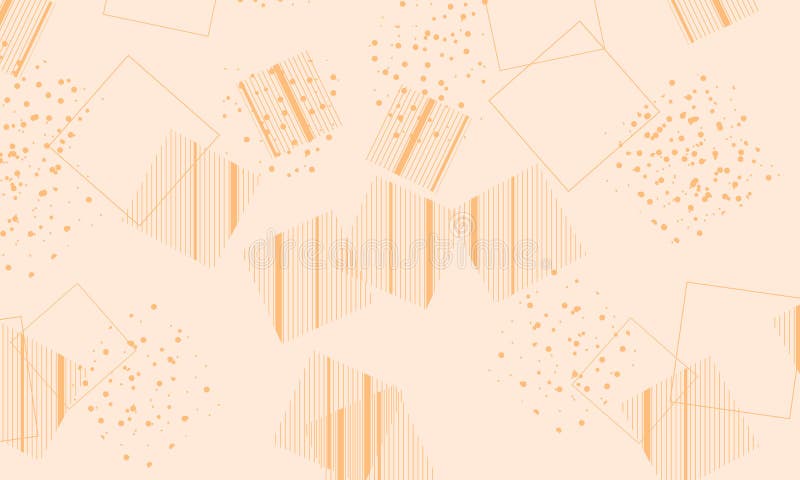 Light Orange Vector Backdrop with Lines, Rectangular. Stock Vector ...