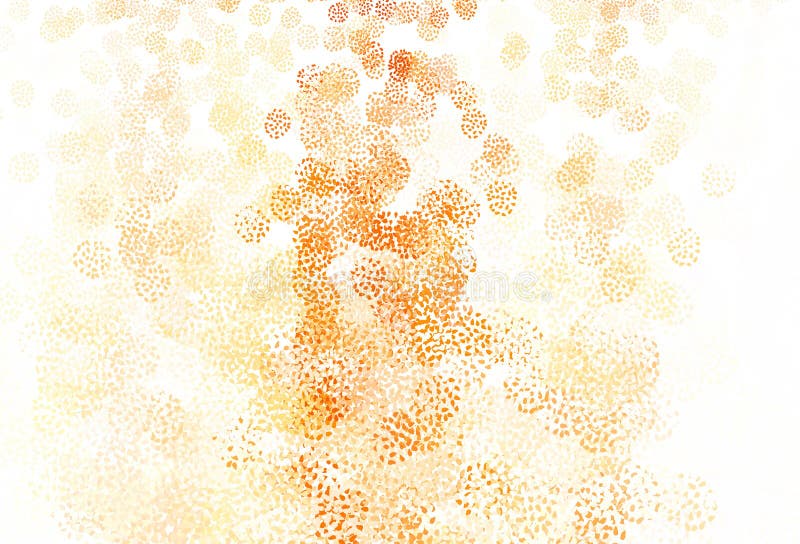 Light Orange Vector Background with Abstract Shapes Stock Vector ...