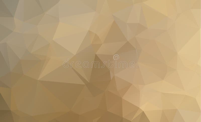 Light Orange Vector Low Poly Crystal Background. Polygon Design Stock ...