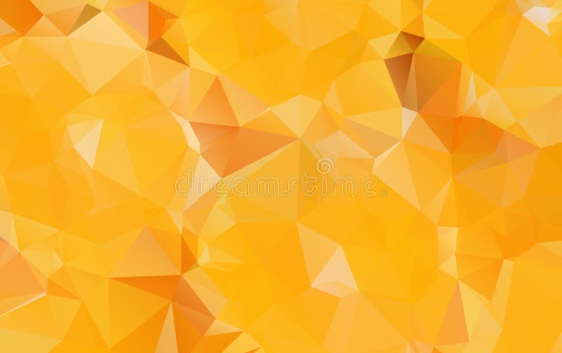 Light Orange Vector Polygonal Illustration Stock Vector - Illustration ...
