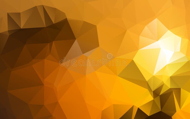 Light Orange Vector Polygonal Illustration, Which Consist of Triangles ...