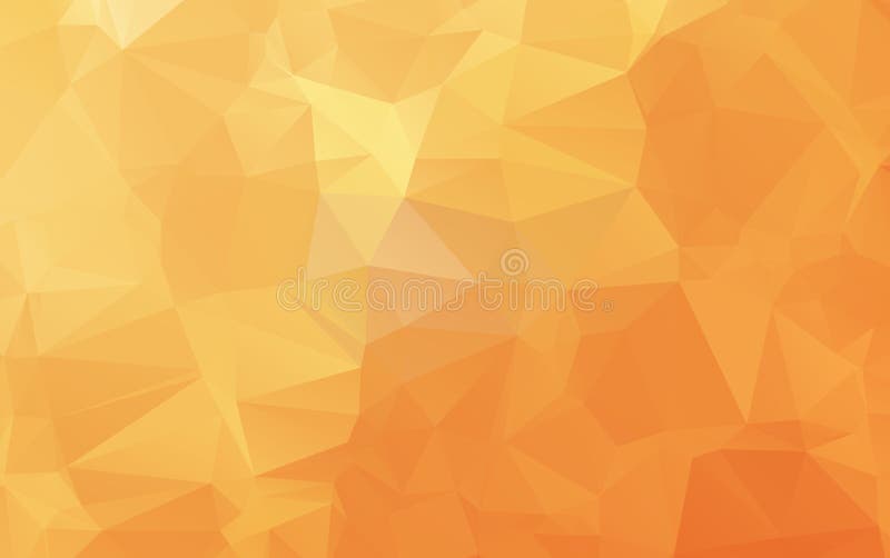 Light Orange Vector Polygonal Illustration, Which Consist of Triangles ...