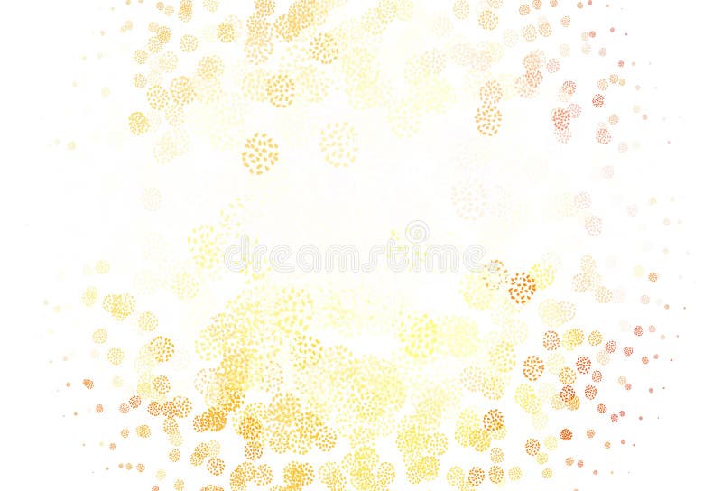 Light Orange Vector Texture with Abstract Forms Stock Vector ...