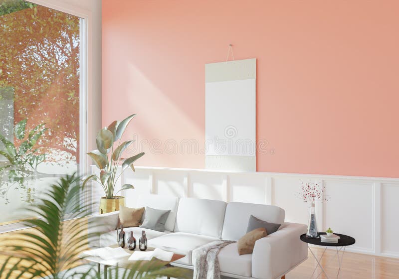 The Light from the Outside Hit Theframe on Wall of the Room and the ...