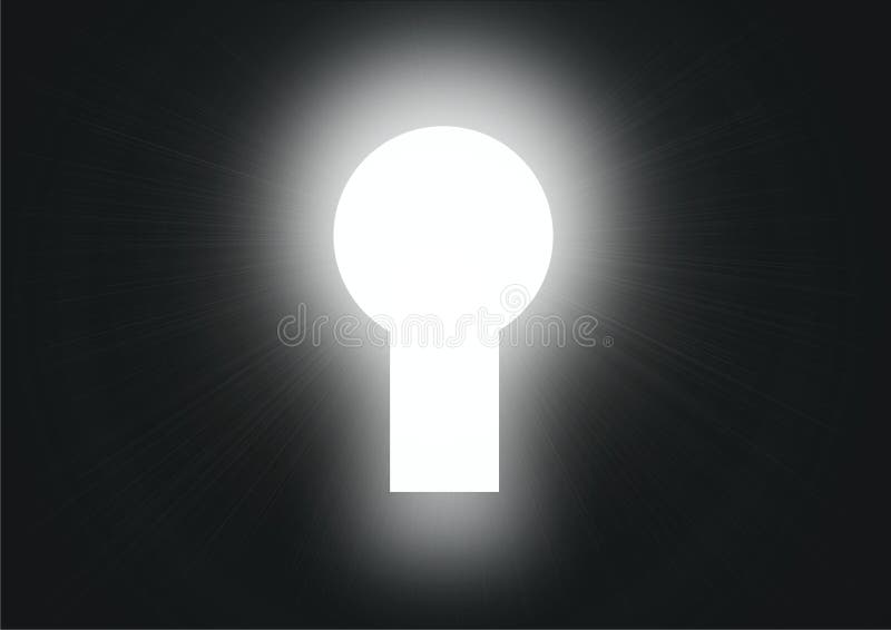 Keyhole stock illustration. Illustration of password, lock - 550082