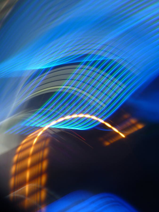 Light Painting & Unbelievable Light Refraction Stock Image - Image of ...