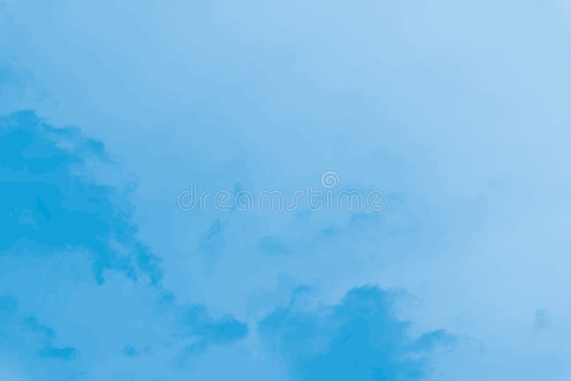 Light Pale Blue Gradient Sky with Clouds. Soft Blue Color Sky ...