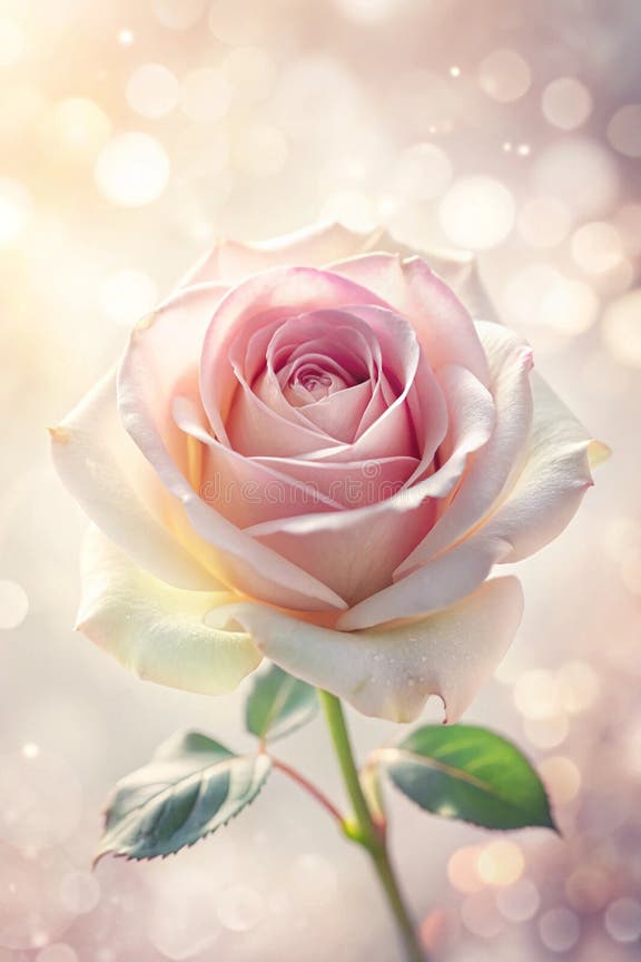 Light Pale Crystal Pink Rose Abstract Background Stock Illustration ...