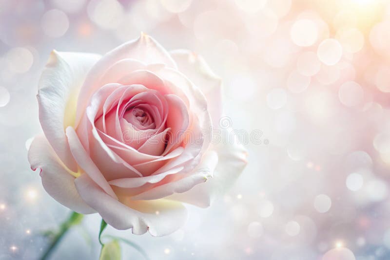 Light Pale Crystal Pink Rose Abstract Background Stock Illustration ...