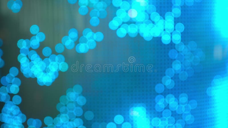 Light Panel Showing Abstract Colorful Animation Reflecting from City ...