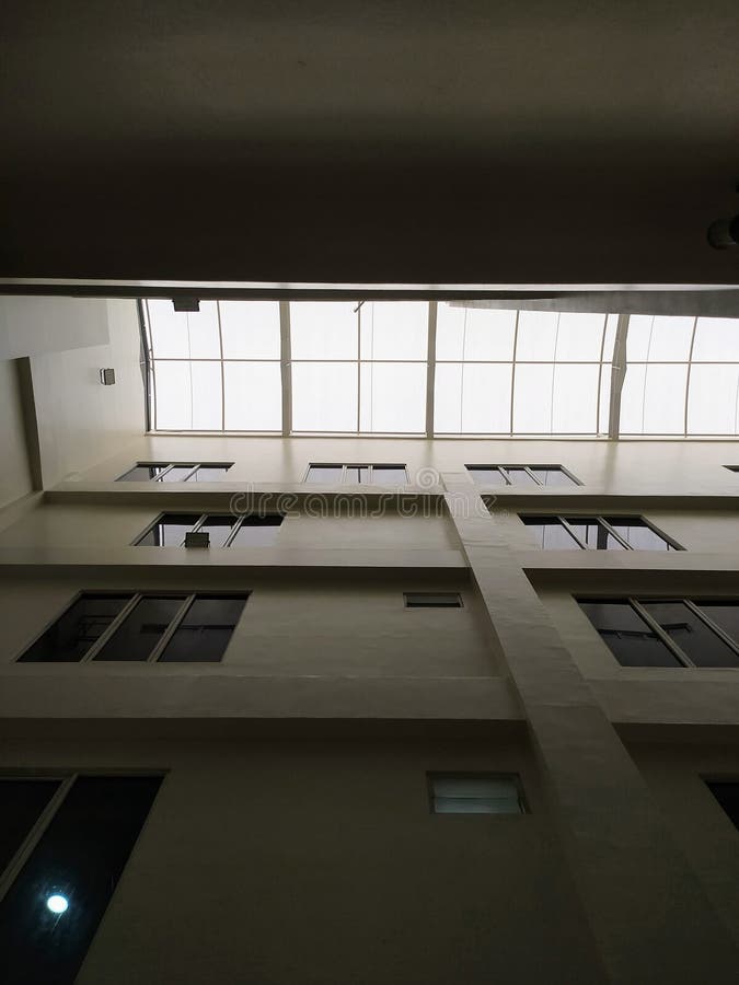 Light Passing through the Building Stock Image - Image of light ...