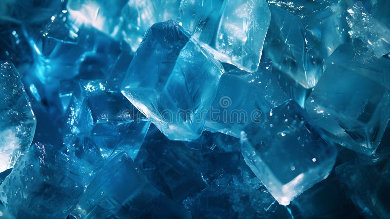 Light Passing through Ice Cubes Stock Illustration - Illustration of ...