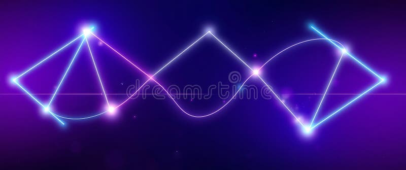 Light Patterns Symbolizing Energy Flow in a Colorful Abstract Design ...