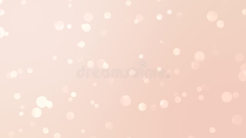 Peach Bokeh Gradient Motion Background Loop. Moving Bubbles Colorful Blurred Animation Stock ...