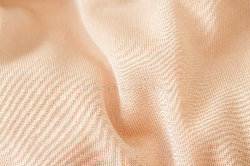 Light Peach Silky Fabric Texture Stock Image - Image of textured, wave ...