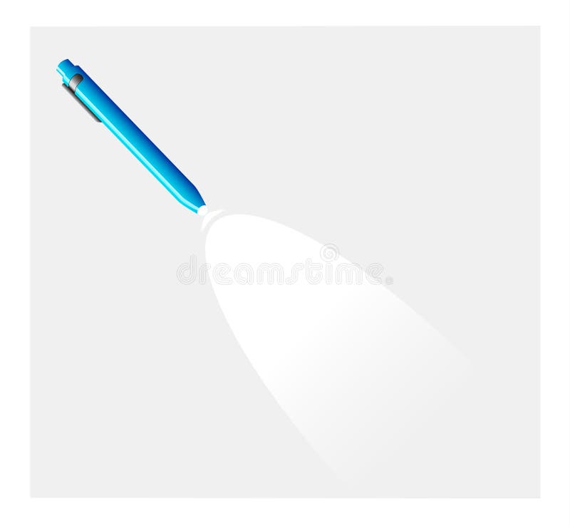 Light pen stock illustration. Illustration of electric - 53876329