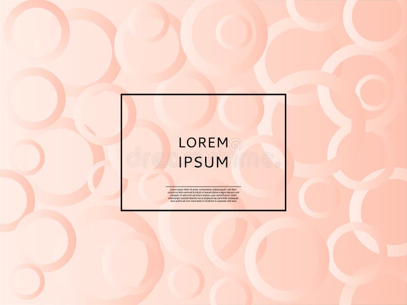 Light Pink Background. Abstract Round Shape on Light Background Stock ...