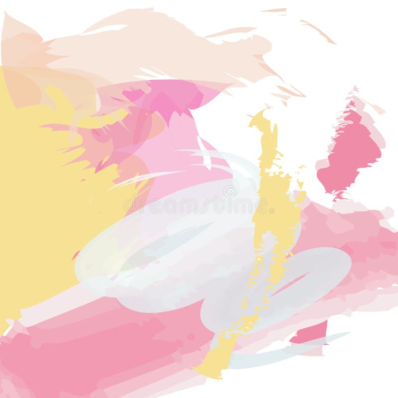 Light Pink Blue Yellow Love Pastel Background Stock Vector ...