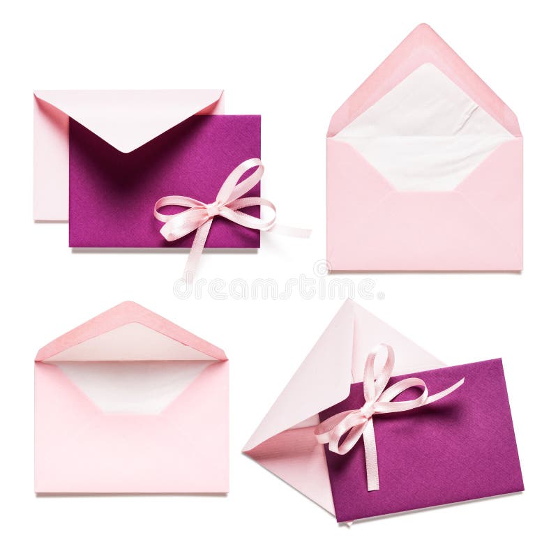 Light pink envelopes stock photo. Image of blank, communication - 38853682