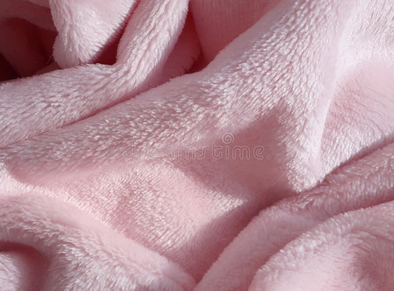 Light Pink Fleece Fabric. Polyester. Pile Fabric. Fabric Texture Stock ...