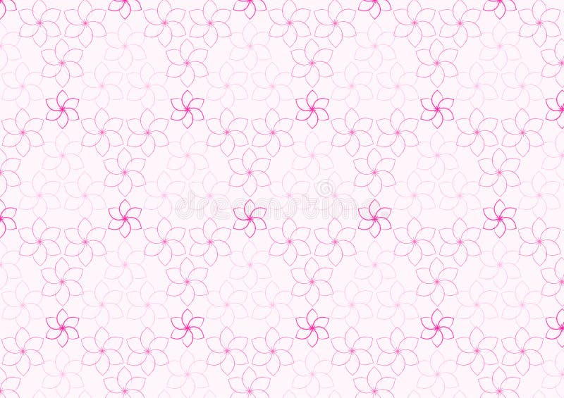 Light Pink Floral Fabric Pattern. Stock Vector - Illustration of hand ...