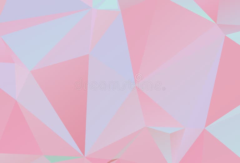 Light Pink Geometric Pattern Triangles Polygonal Design for Web and ...