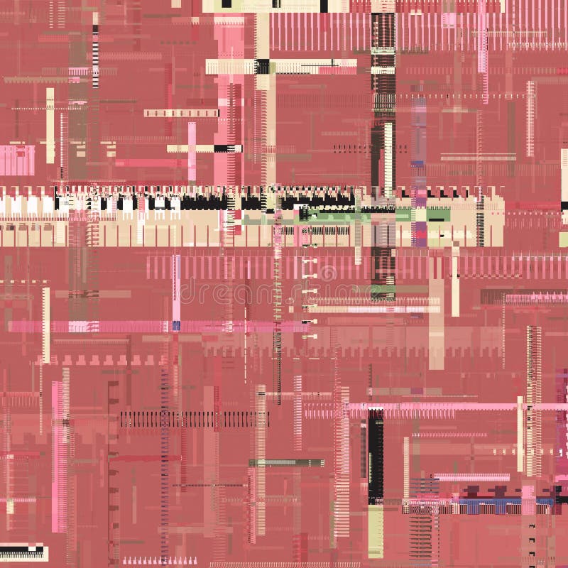 Pink Glitch Background stock vector. Illustration of artwork - 91907346