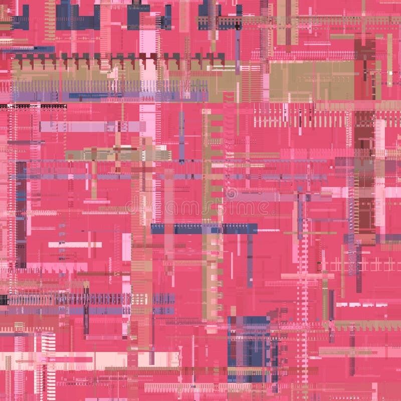 Pink Glitch Background stock vector. Illustration of artwork - 91907346