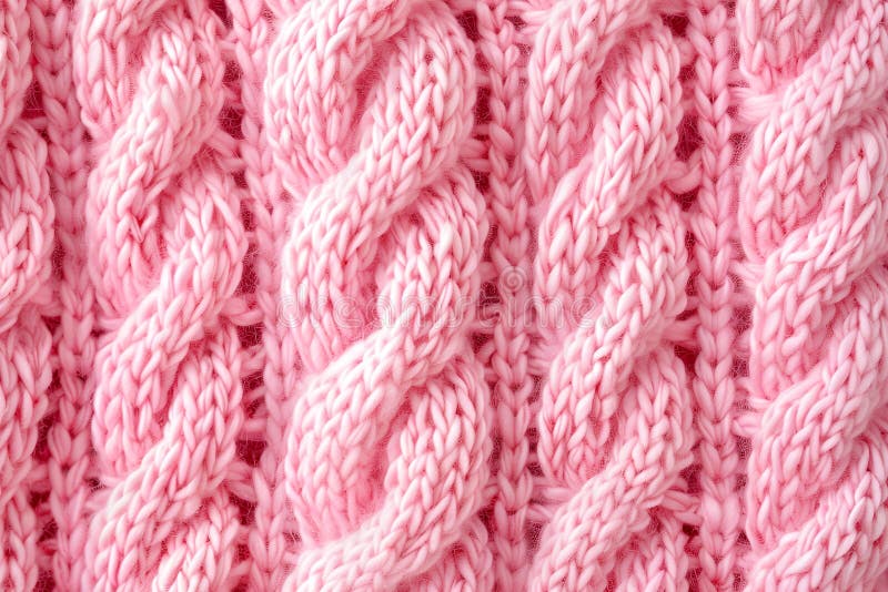 Light Pink Knitted Background. Knitting Pattern Stock Image - Image of ...