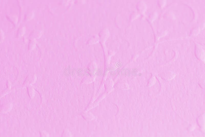 Light Pink Paper with Embossed Flowers Pattern Stock Photo - Image of ...