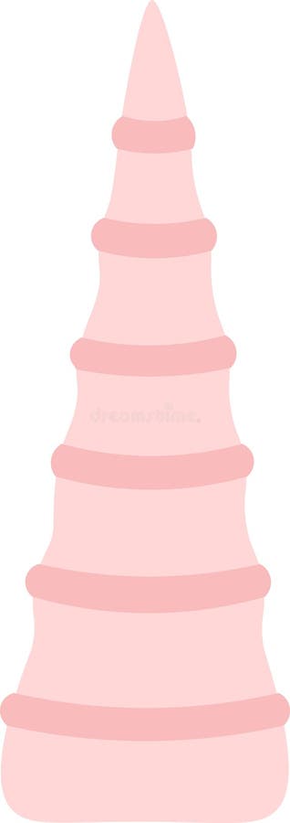 Light Pink Seashell Featuring Elegant Horizontal Lines, Resting on a ...