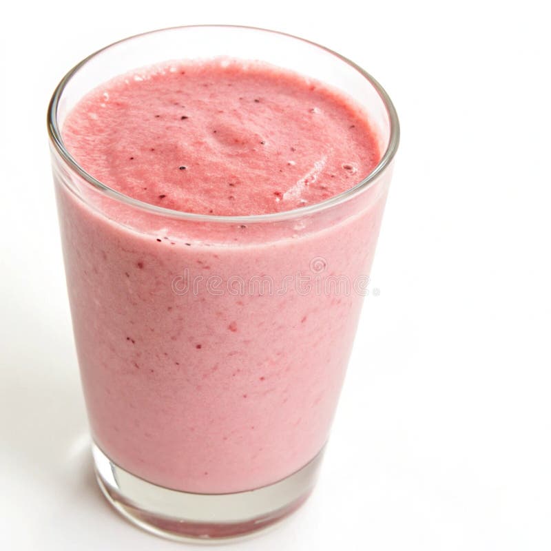 Light Pink Smoothie Isolated on Transparent Background Stock ...