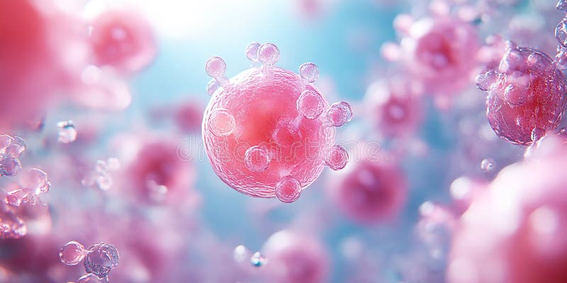 Light Pink Sperm Reproduction Cell in Natural Environment Observed ...