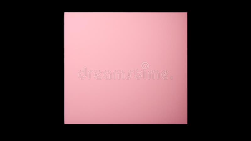 Light Pink Square Paper Note on a Black Background. Brainstorming ...