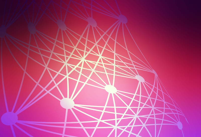 Light Pink, Yellow Vector Template with Artificial Intelligence ...