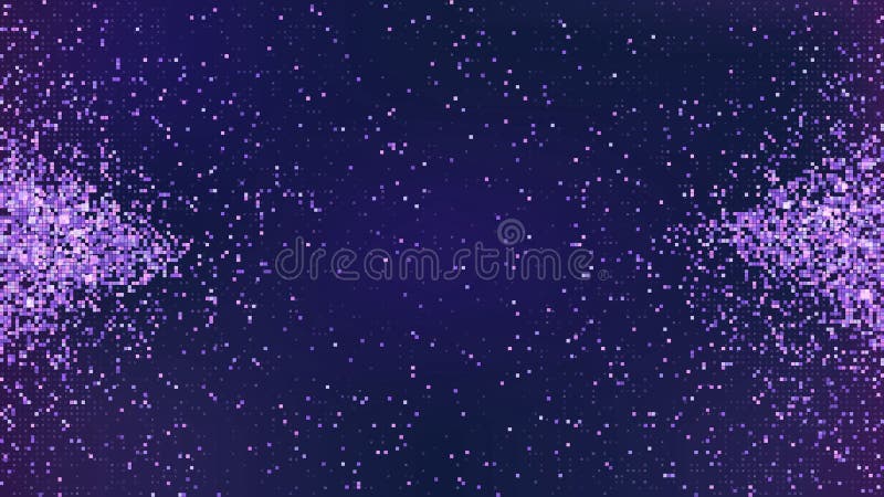 Light Pixel Pattern Background. Abstract Mosaic Texture with Digital ...