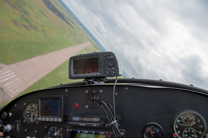 Light plane stock image. Image of machine, plane, cockpit - 59340007