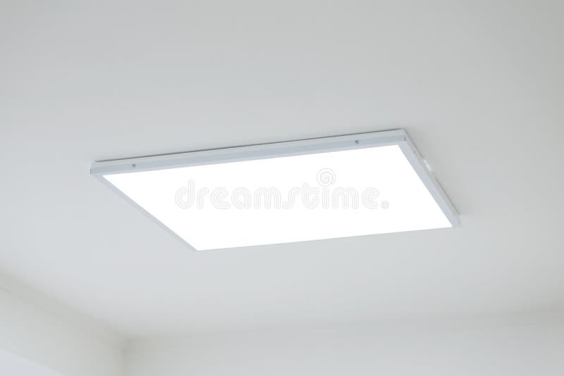 Light plate on the ceiling stock photo. Image of ceiling - 268521740