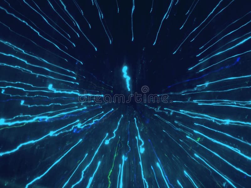 Light Play: Blue Cyber Lightning Royalty Free Stock Images - Image ...