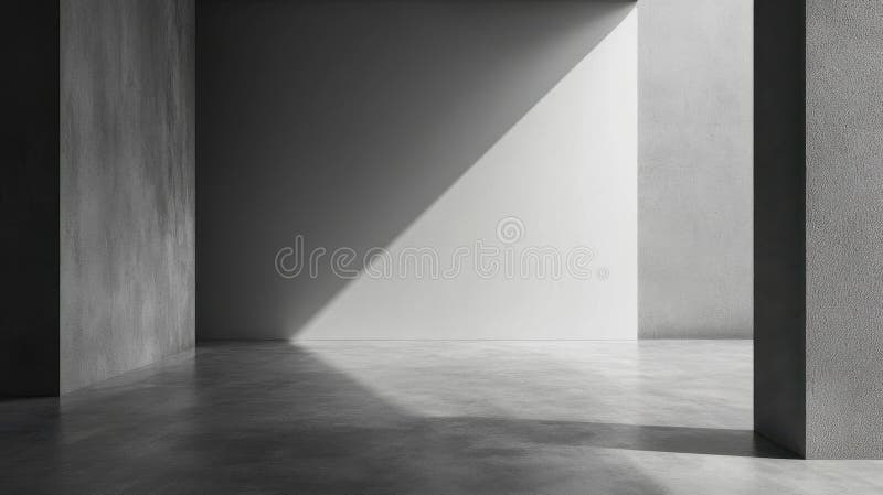 Light Plays in Architectural Space with Contrast of Texture and Shadow ...