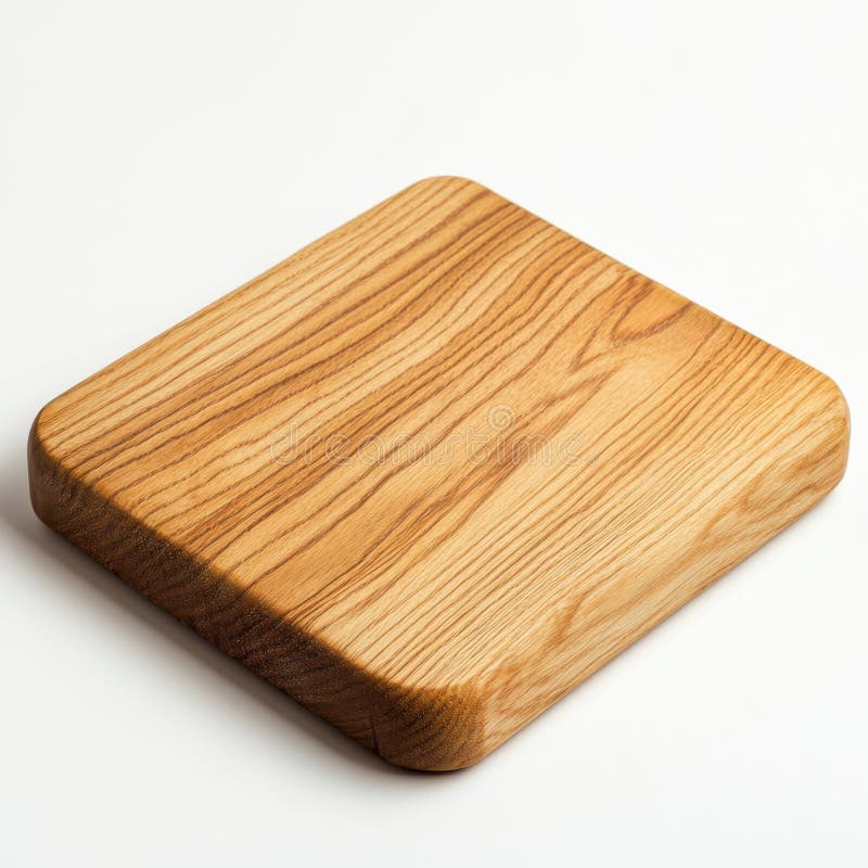 Light Plywood Board with Rounded Corners for Creative Projects Stock ...