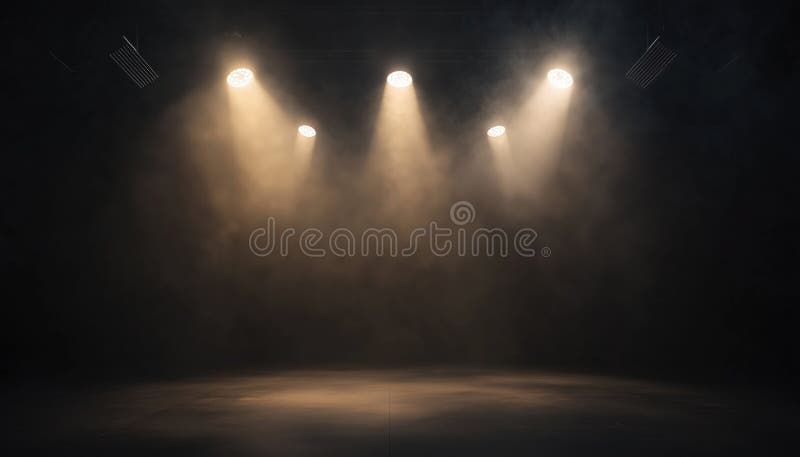 Light Points Directed Towards the Center Frame Stock Image - Image of ...