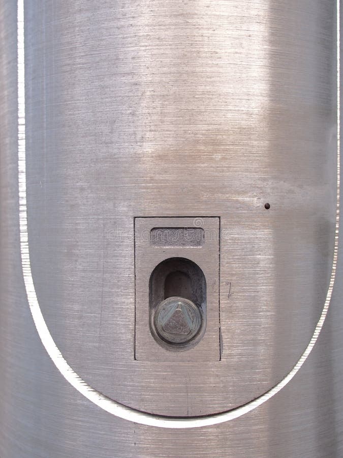 Light Pole Access Hatch and Lock Stock Photo - Image of pole, strong ...
